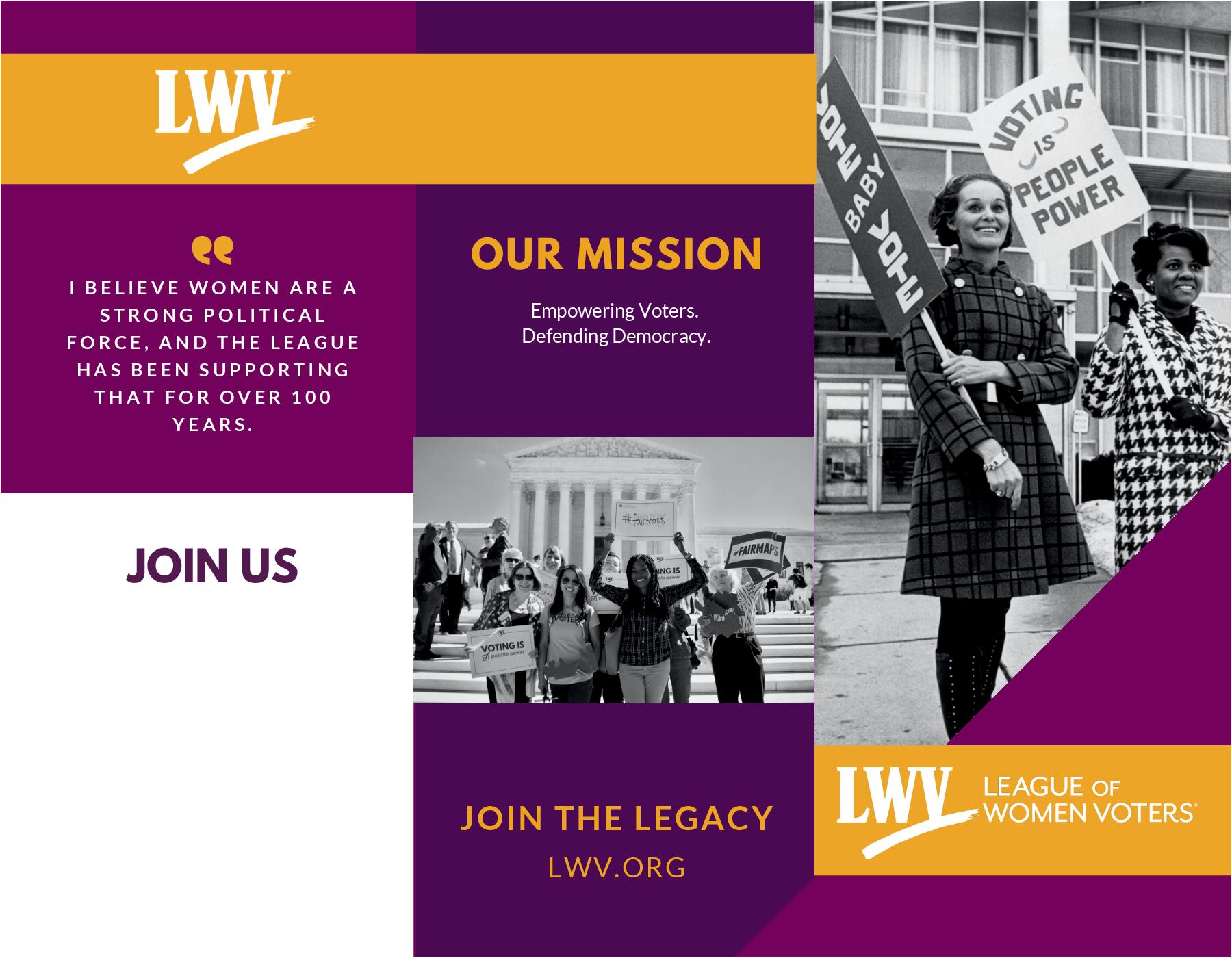 Browse Design - Membership Brochure - LWV